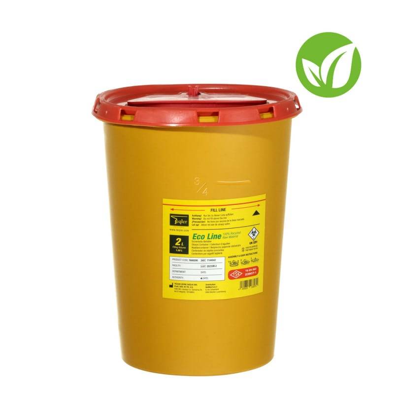2 Litre Eco Line Sharps Bin – UKMEDI
