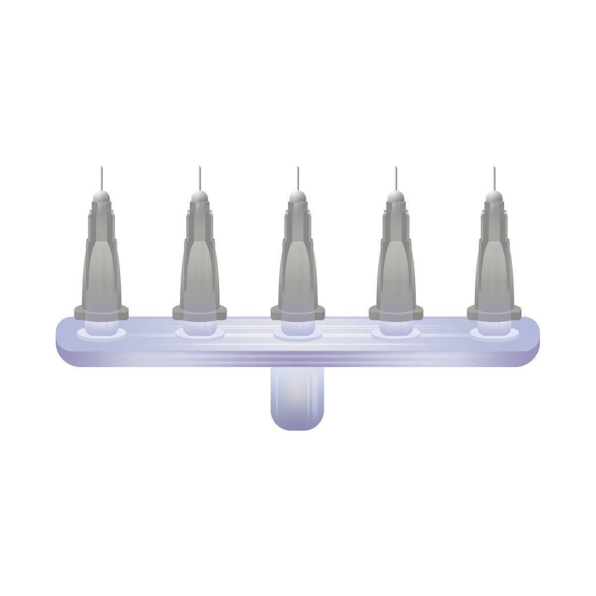 27g Grey 4mm x 5 Meso-relle Multi Injector – UKMEDI