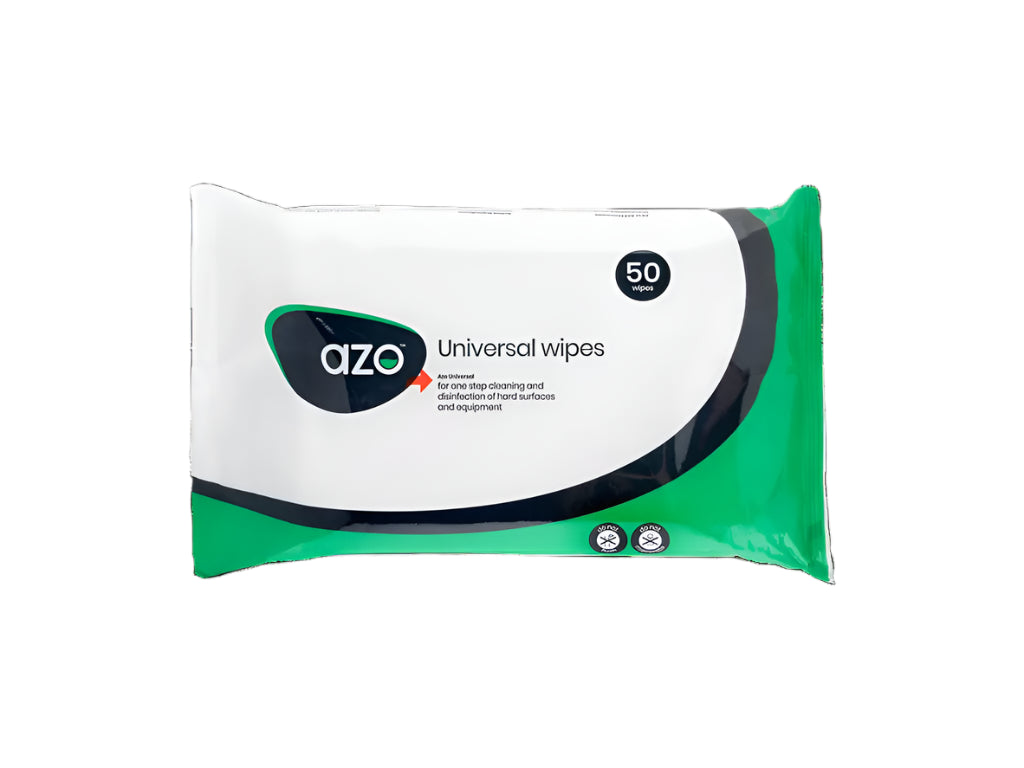 Azo Universal Cleaning & Disinfectant Wipes Pack of 50 | UKMEDI