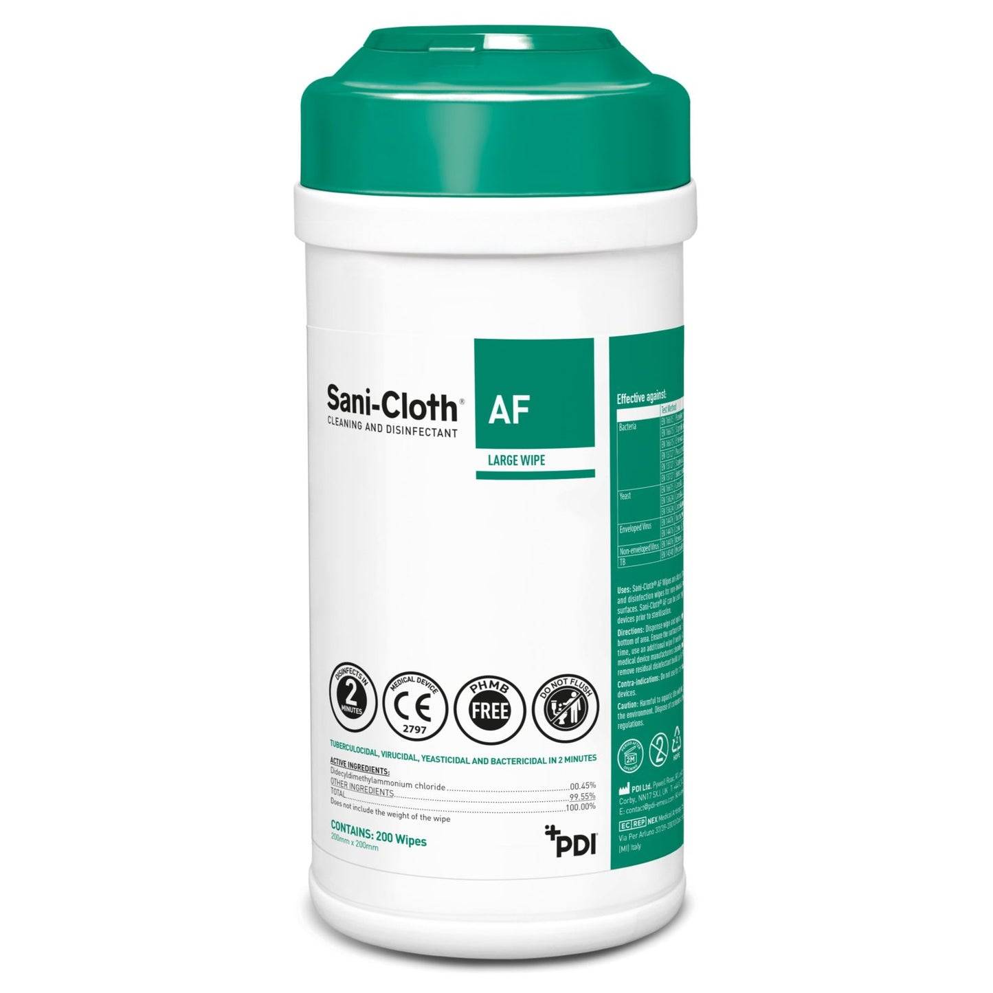 PDI Sani-Cloth AF Wipes 200 - Alcohol-Free Disinfection – UKMEDI
